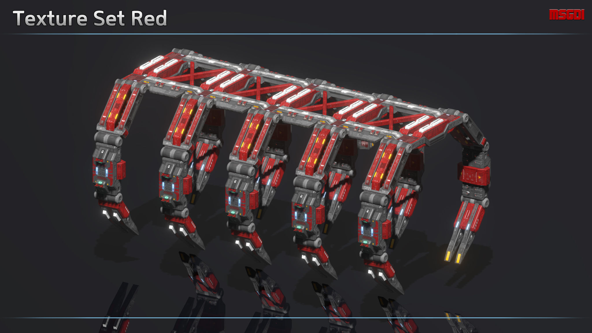 Spaceship Shipyard Collection | CGTrader