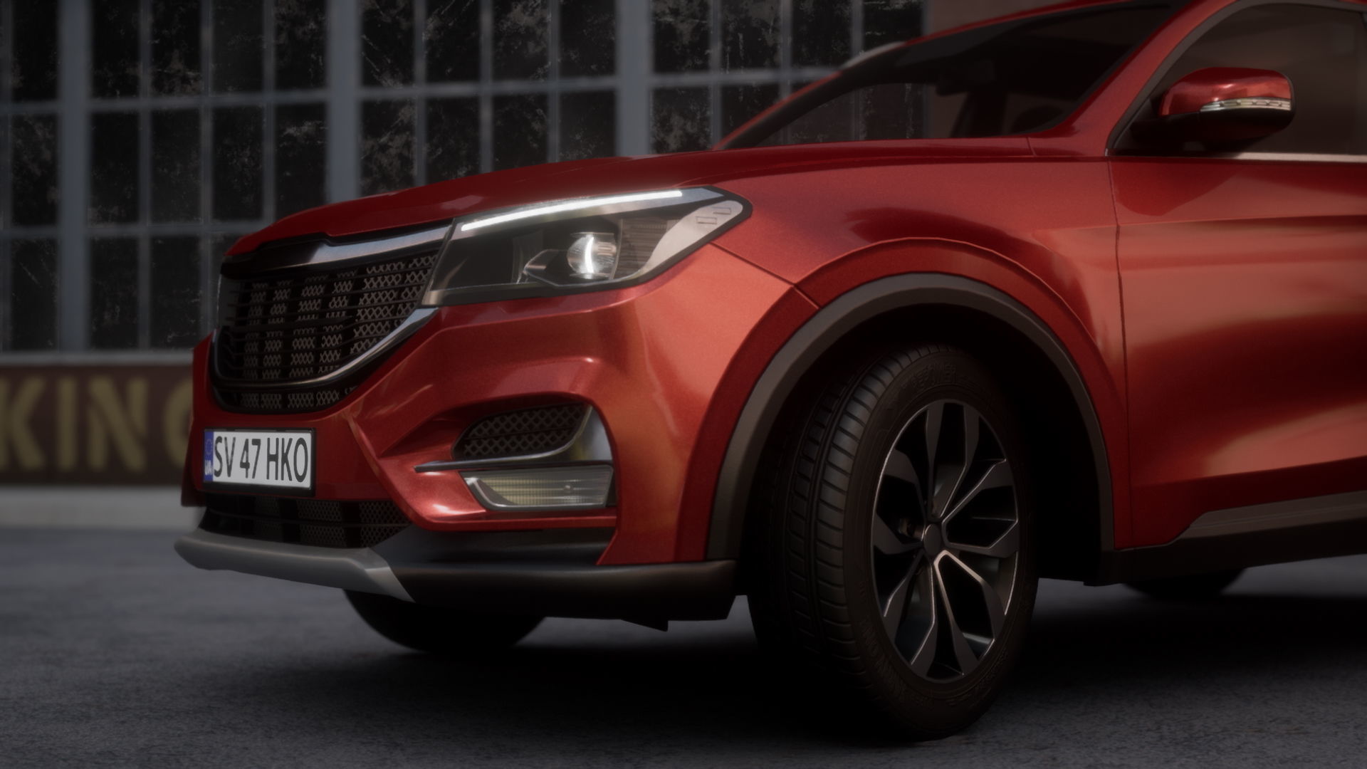 3D model Crossover Car VR / AR / low-poly rigged | CGTrader