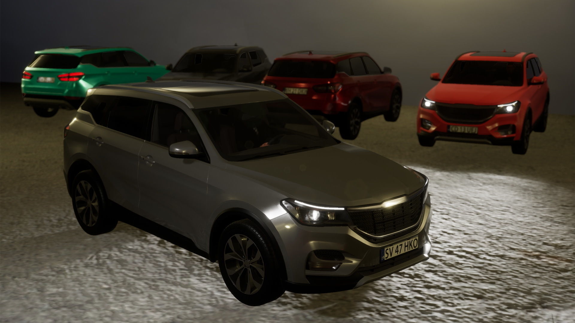 3D model Crossover Car VR / AR / low-poly rigged | CGTrader