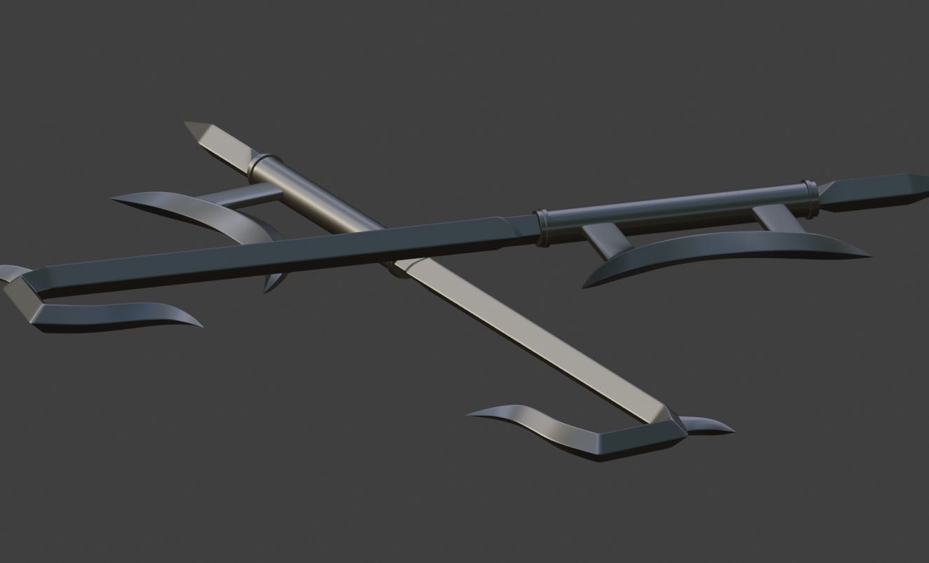 Kabal Weapon sword Blades of Vengeance from Mortal Kombat 11 3D model ...