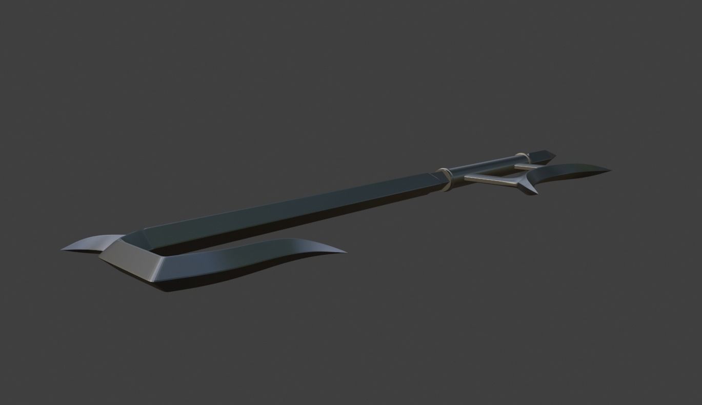 Kabal Weapon sword Blades of Vengeance from Mortal Kombat 11 3D model ...