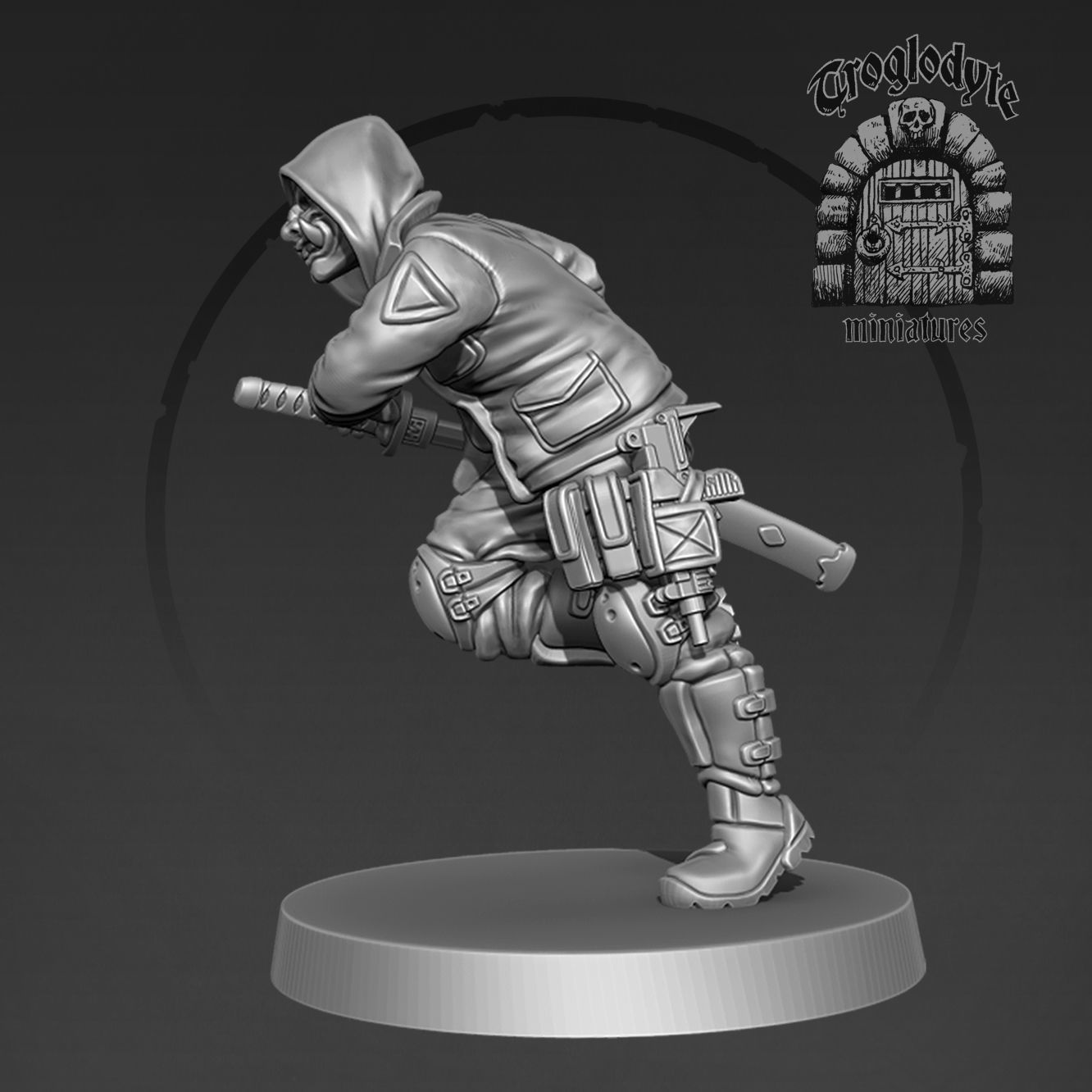 Cyber samurai 3D model 3D printable | CGTrader