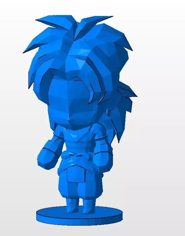 Broly base chibi 3D model 3D printable | CGTrader