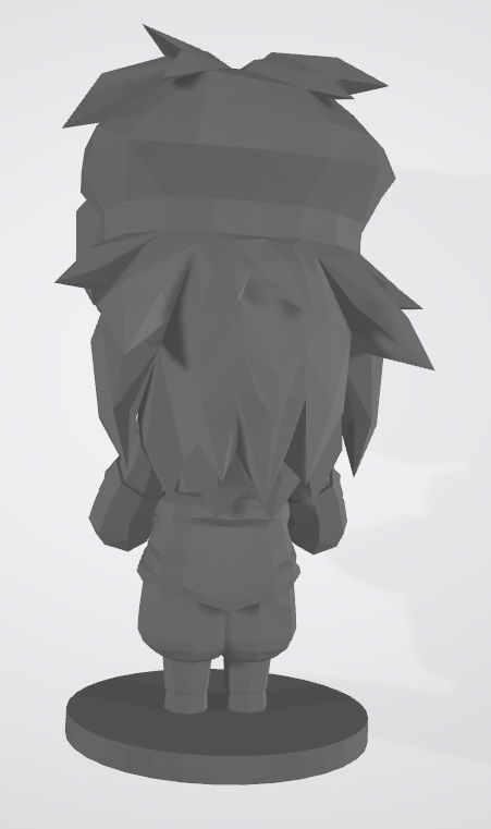 Broly base chibi 3D model 3D printable | CGTrader