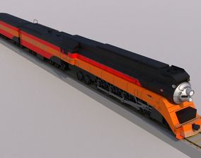 Animated Steam train 3D Models | CGTrader