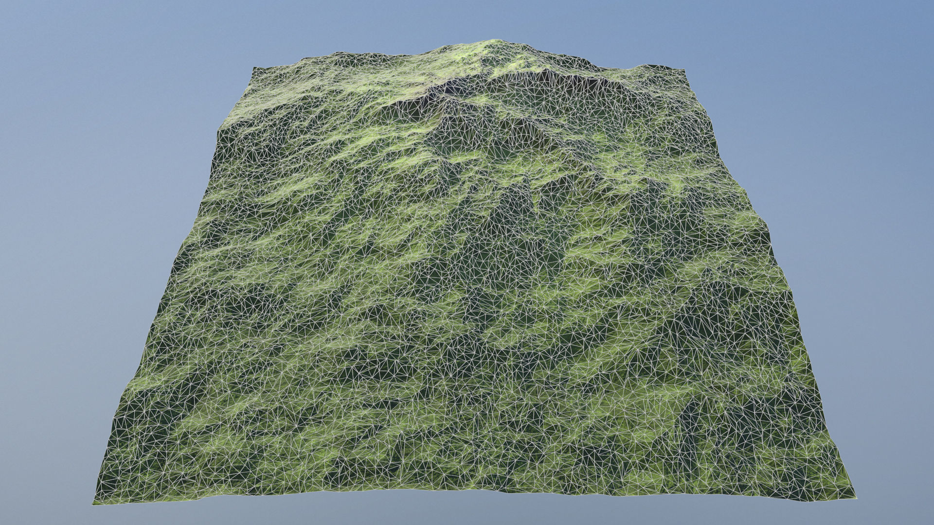 3D model Terrain Hills Landscape Mountain Environment Highlands PBR 07 ...