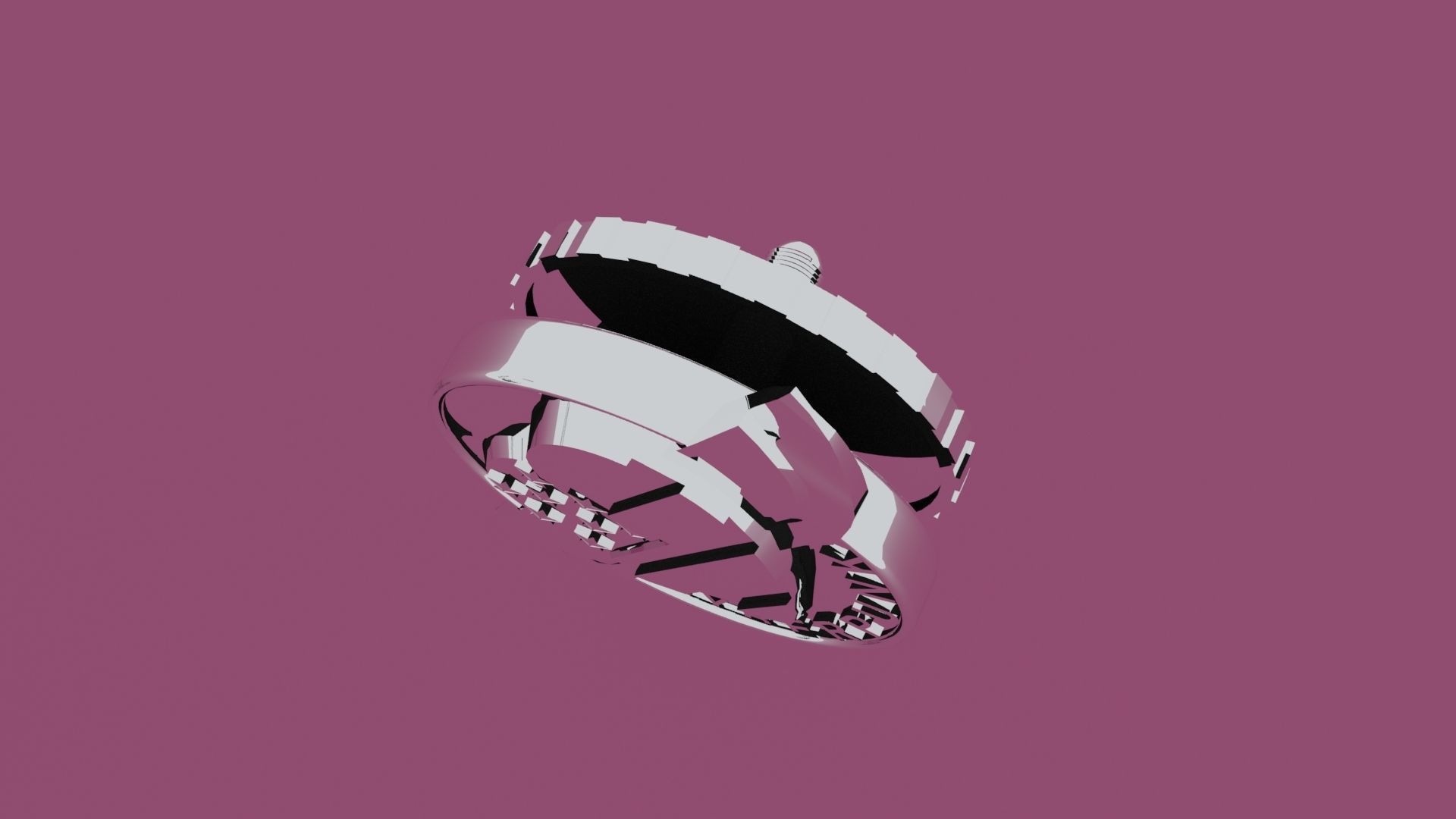 cyberpunk badge 3D model 3D printable | CGTrader