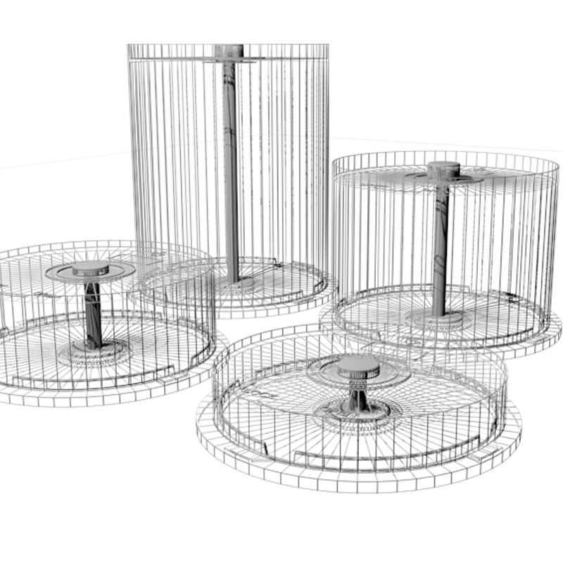 Compact Disc Spindles 3D model | CGTrader