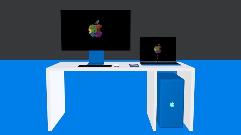 My desktop - concept art 3D model | CGTrader