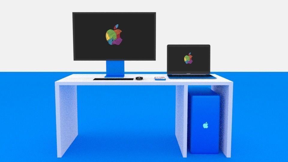 My desktop - concept art 3D model | CGTrader