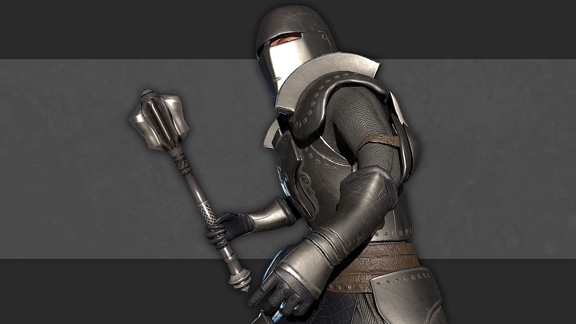 3D model Heavy knight VR / AR / low-poly rigged animated | CGTrader