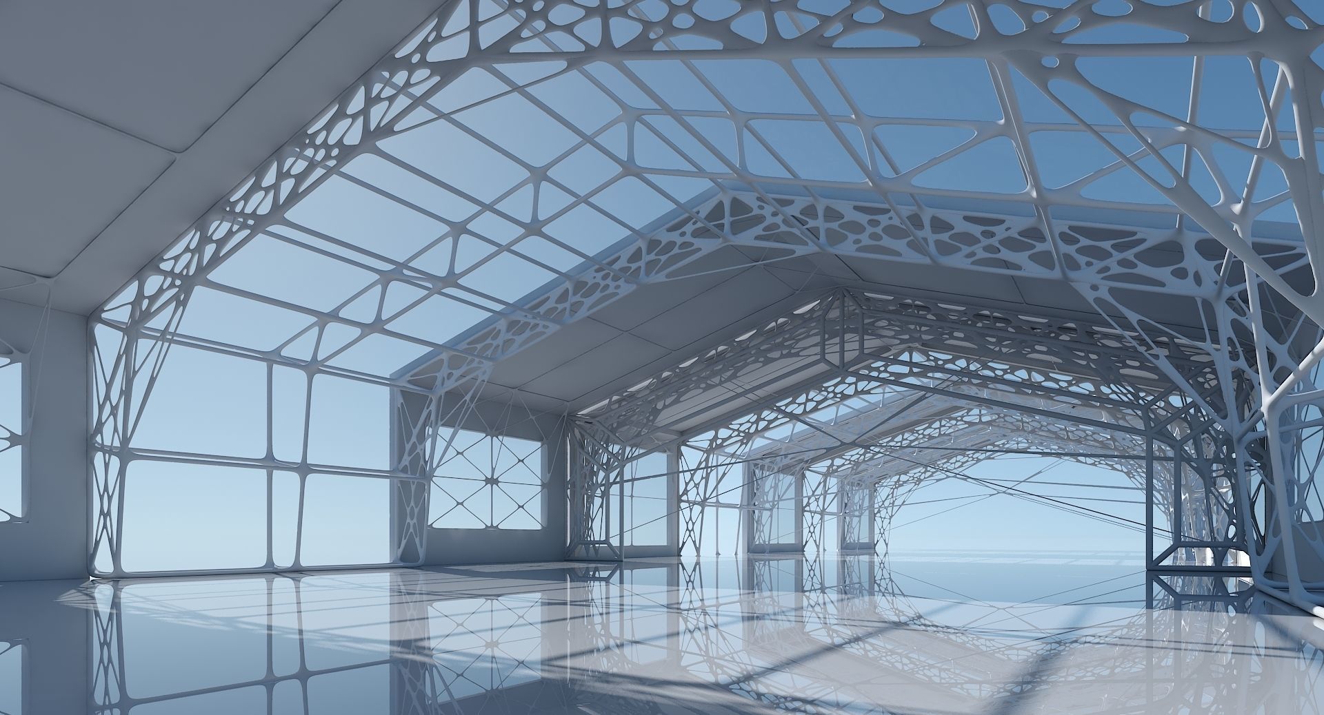 Futuristic Architectural Structure 12 3D model | CGTrader