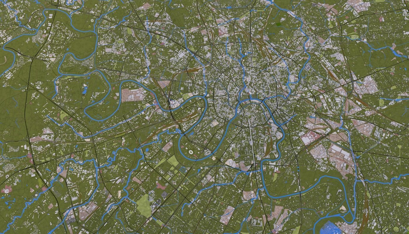 3D model Moscow City of Russia VR / AR / low-poly | CGTrader