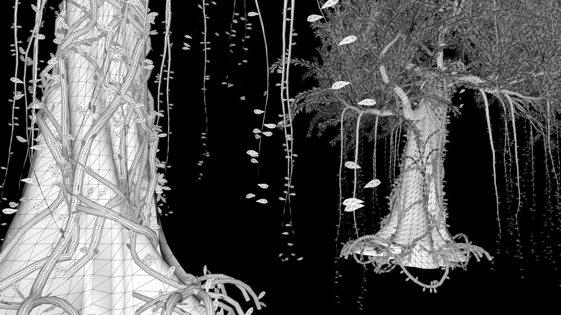 Kapok Trees 3D model | CGTrader