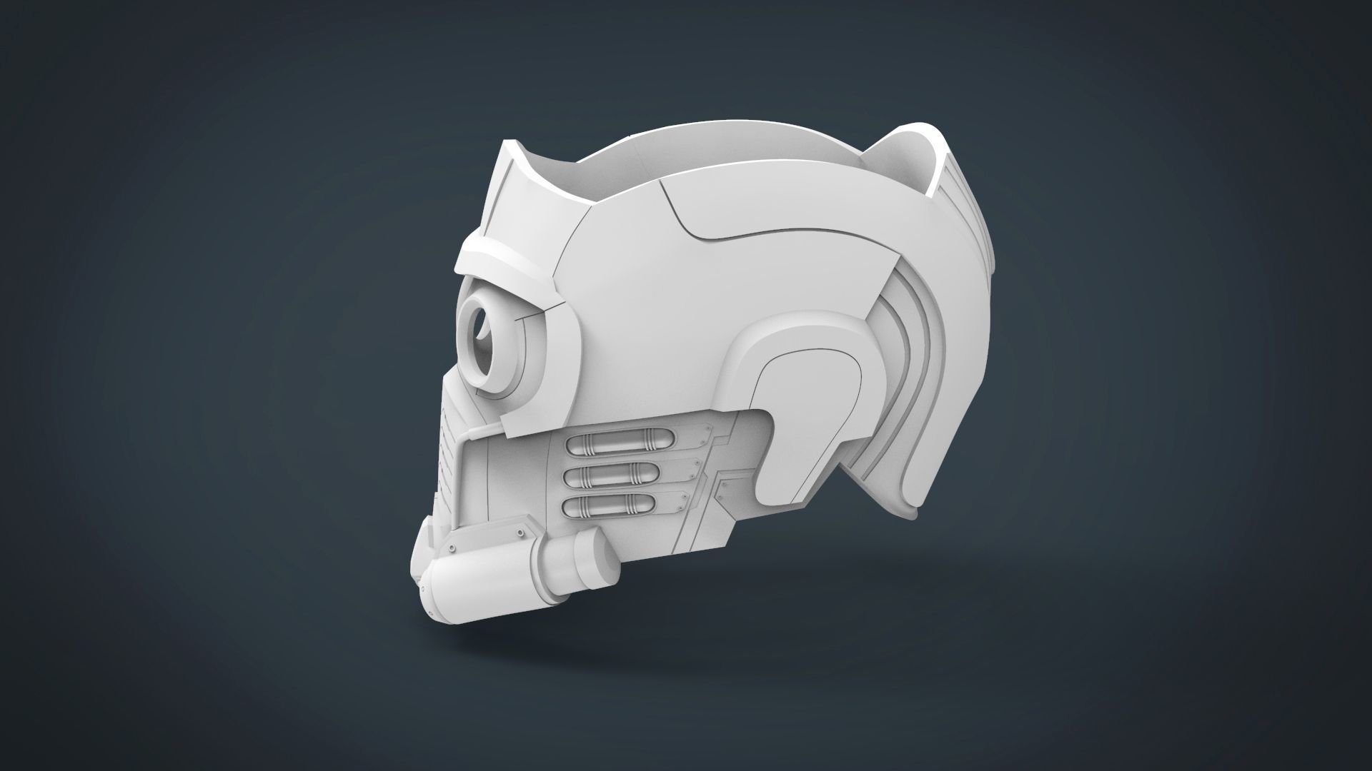 Star-Lord Helmet - stl files for 3d printing 3D print model 3D model 3D ...