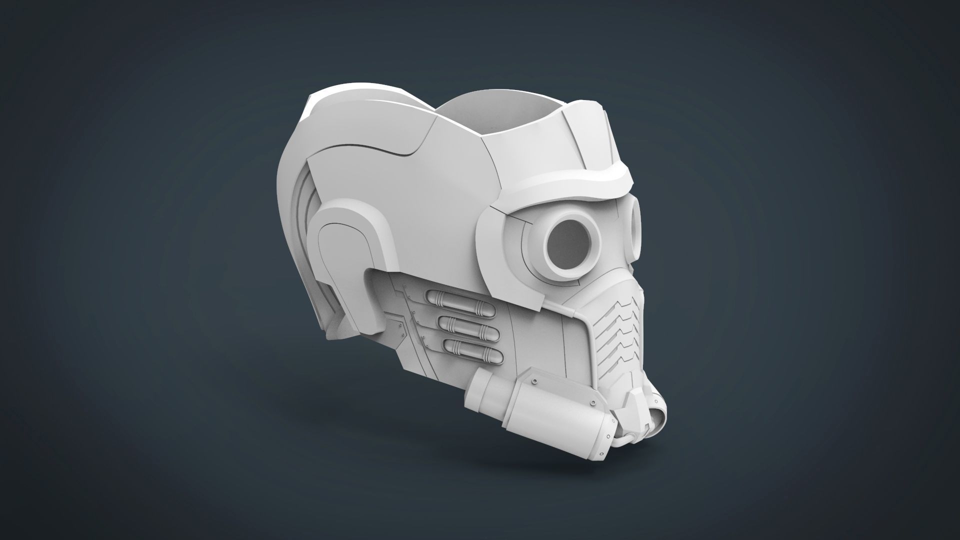 Star-Lord Helmet - stl files for 3d printing 3D print model 3D model 3D ...