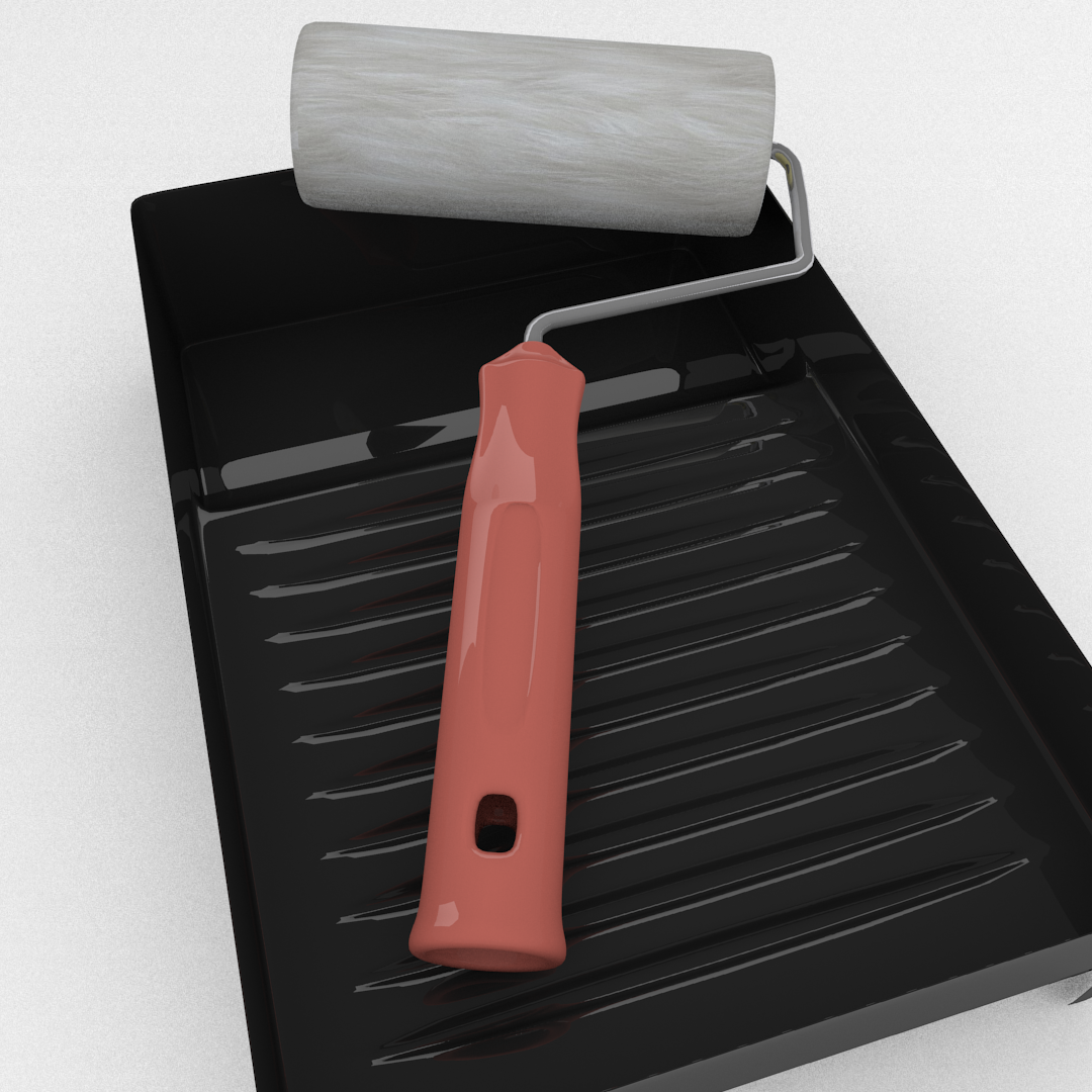 Paint Roller 3D model | CGTrader