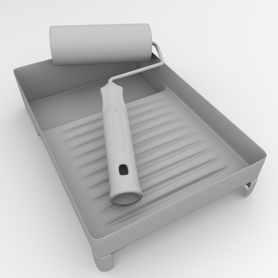 Paint Roller 3D model | CGTrader
