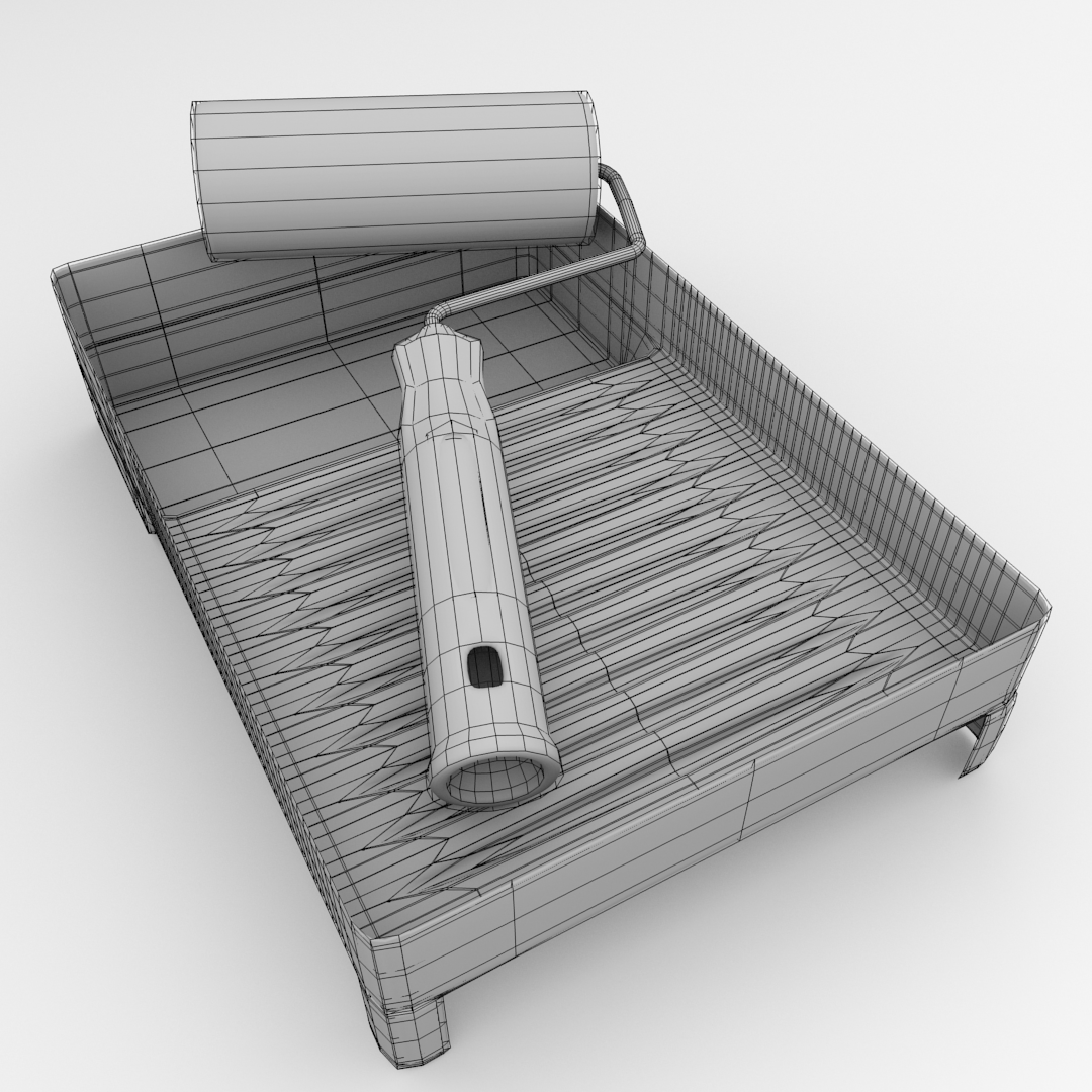 Paint Roller 3D model | CGTrader