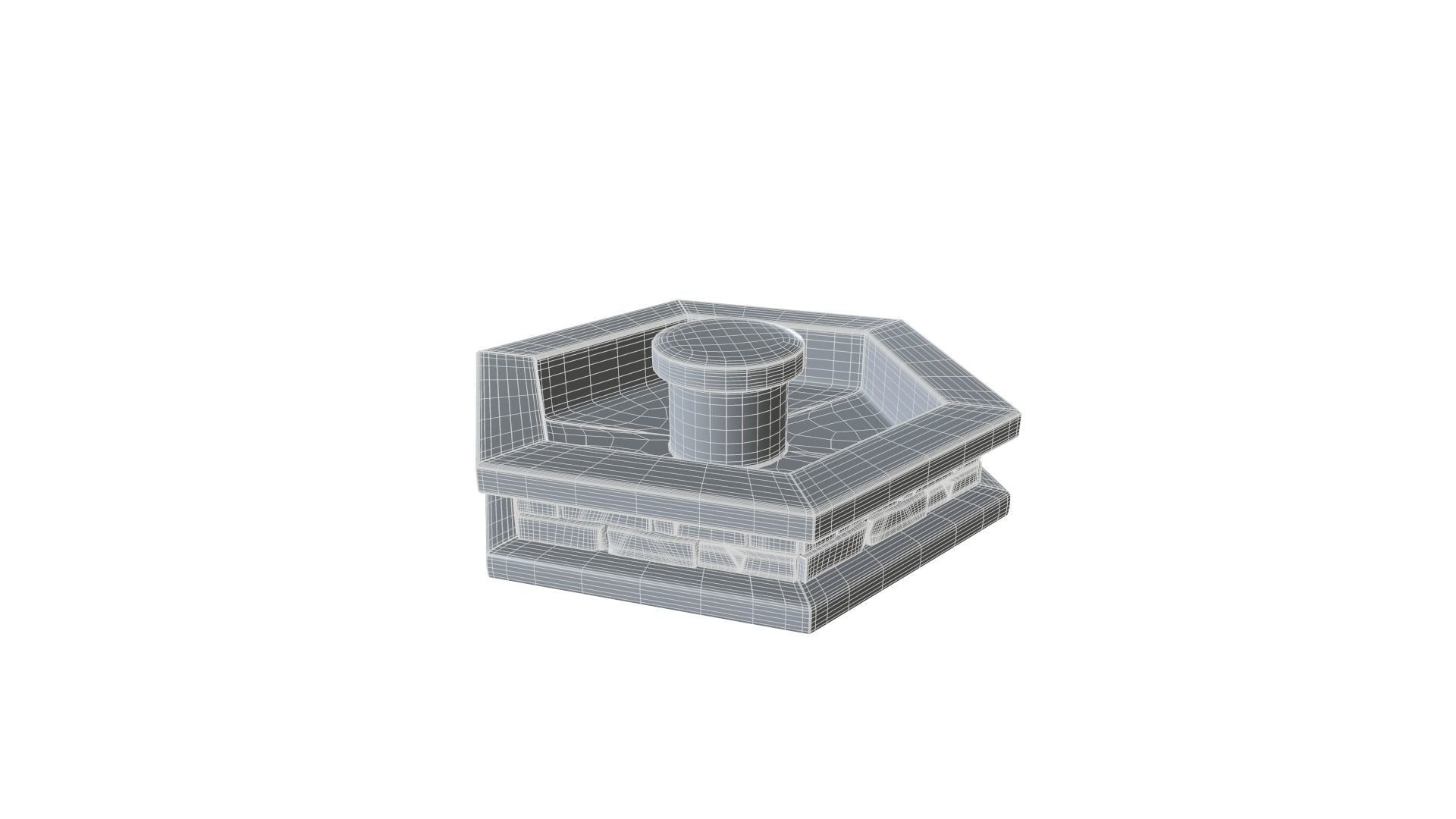 Fountain Table Top Prop 3D model 3D printable | CGTrader