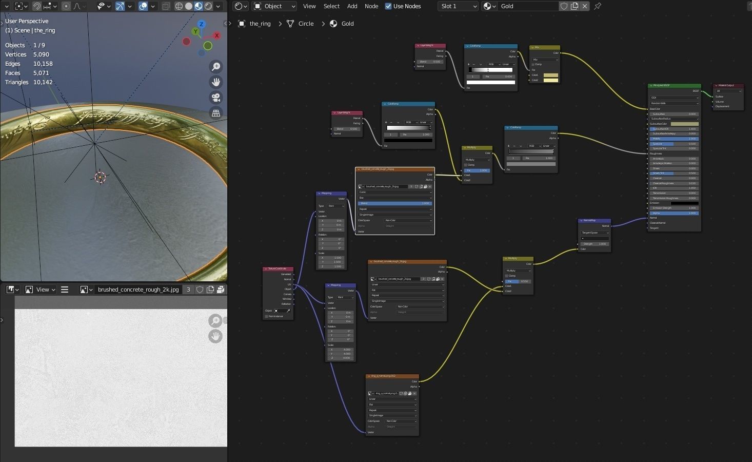 3D model Ring from Lord Of The Rings low-poly and STL file printable VR ...