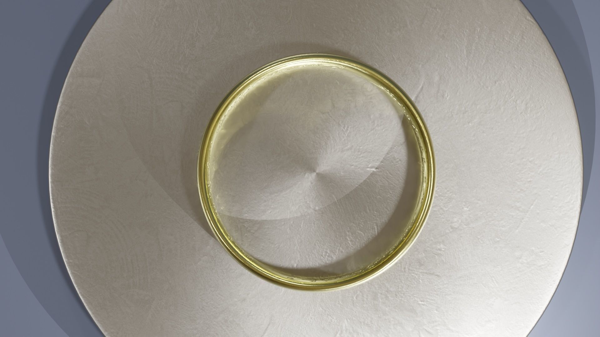 3D model Ring from Lord Of The Rings low-poly and STL file printable VR ...