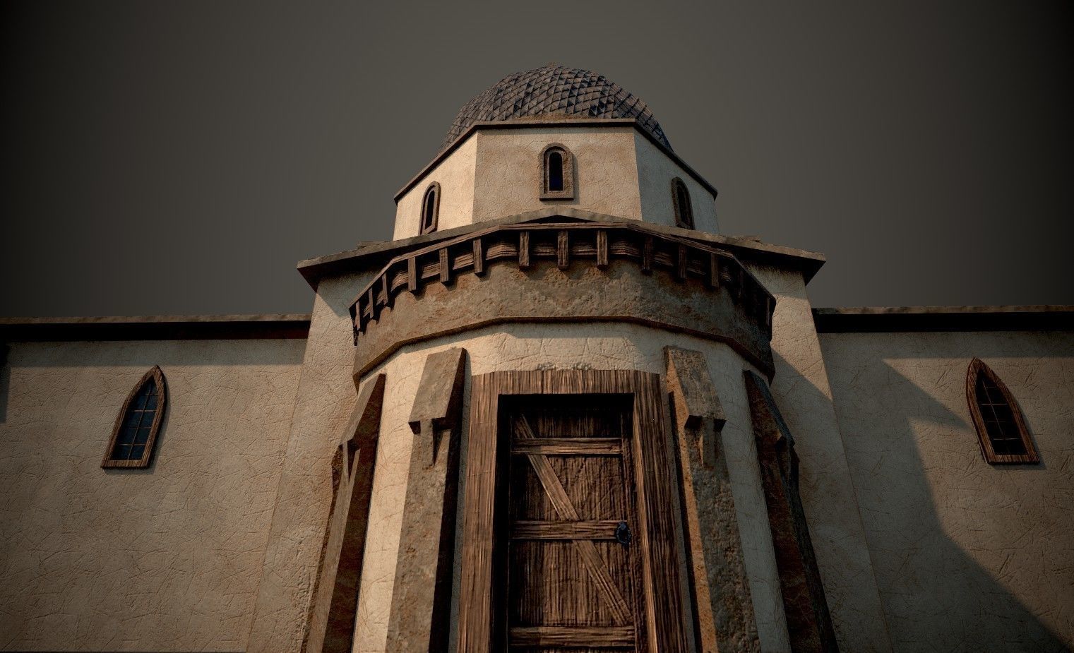 Medieval Church Game-ready free VR / AR / low-poly 3D model | CGTrader