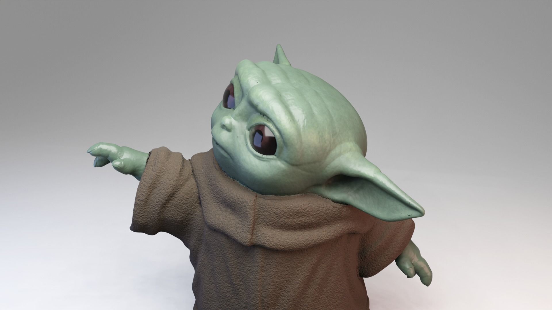 Baby Yoda - Star Wars 3D model | CGTrader