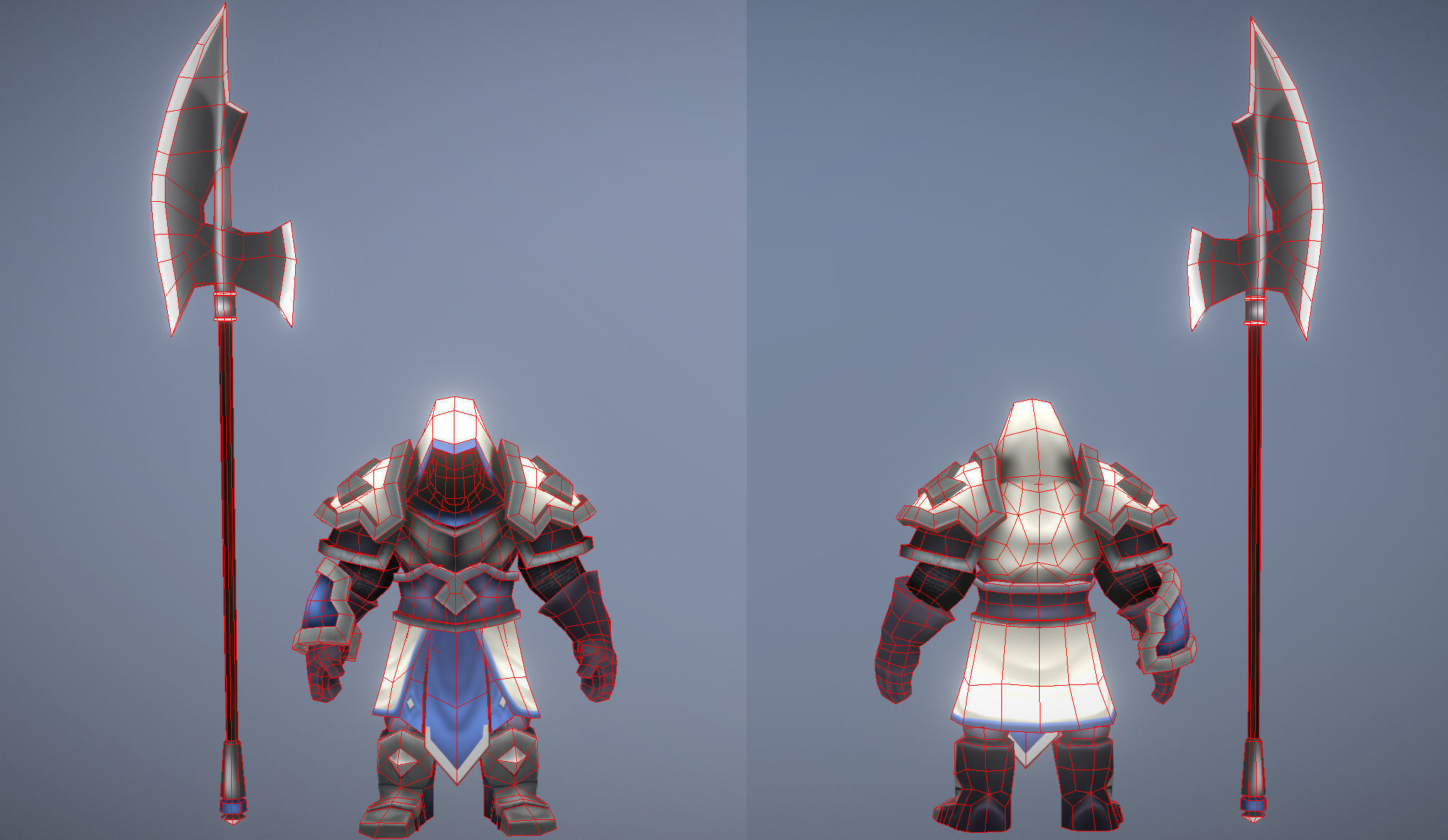 3D model Knight Paladin Heavy Plate Armor VR / AR / low-poly | CGTrader