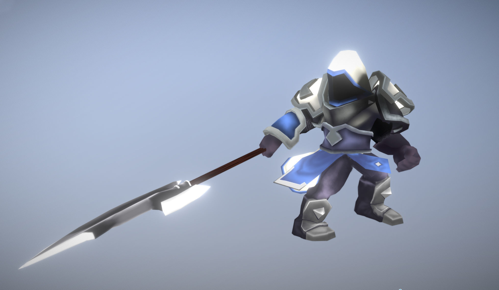3D model Knight Paladin Heavy Plate Armor VR / AR / low-poly | CGTrader
