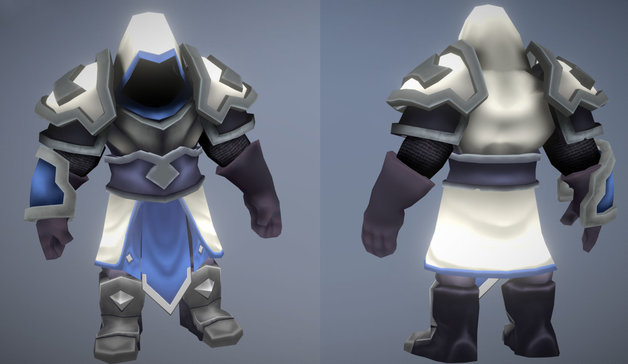 3D model Knight Paladin Heavy Plate Armor VR / AR / low-poly | CGTrader