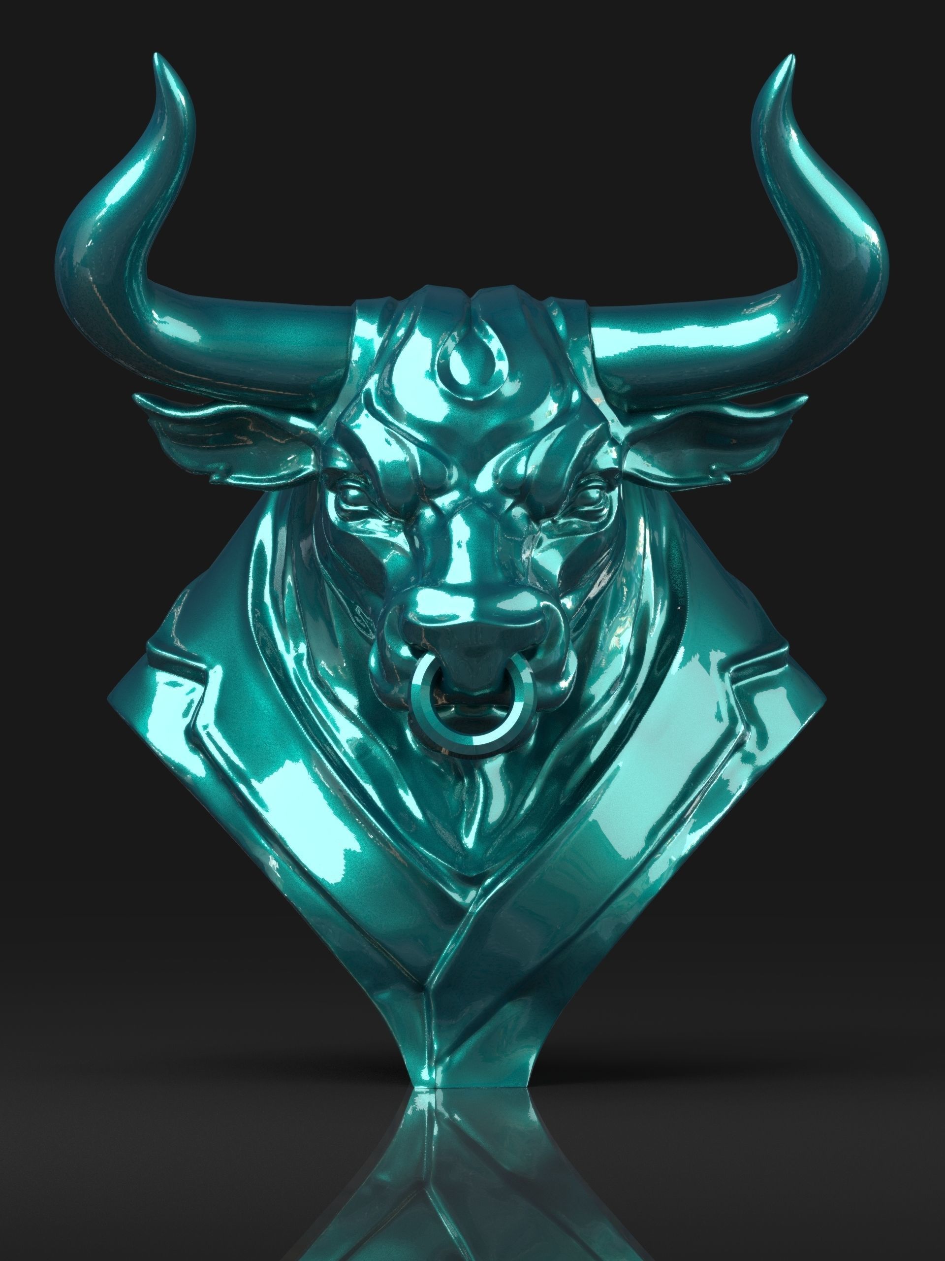 Toros Portrait 3D model 3D printable | CGTrader