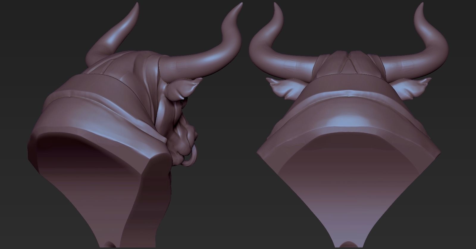Toros Portrait 3D model 3D printable | CGTrader