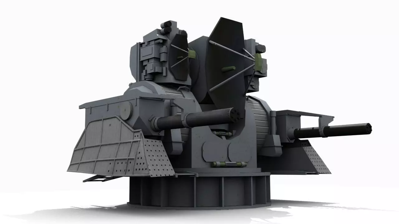 3D model ZRK Kortik VR / AR / low-poly | CGTrader