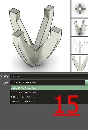 Rings Heads Pack 240 pcs 3D model 3D printable | CGTrader