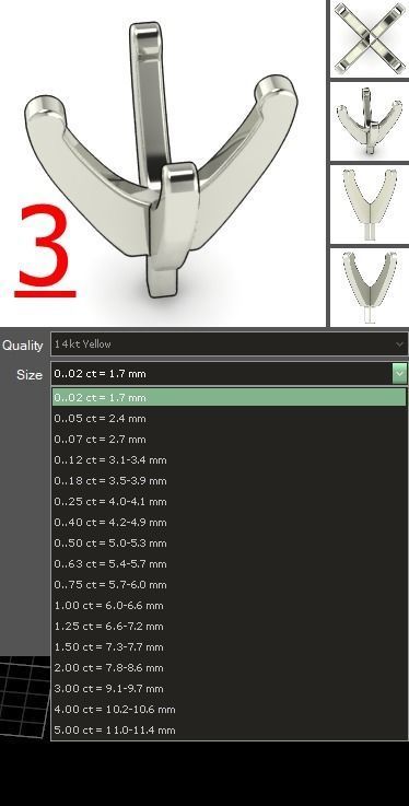 Rings Heads Pack 240 pcs 3D model 3D printable | CGTrader