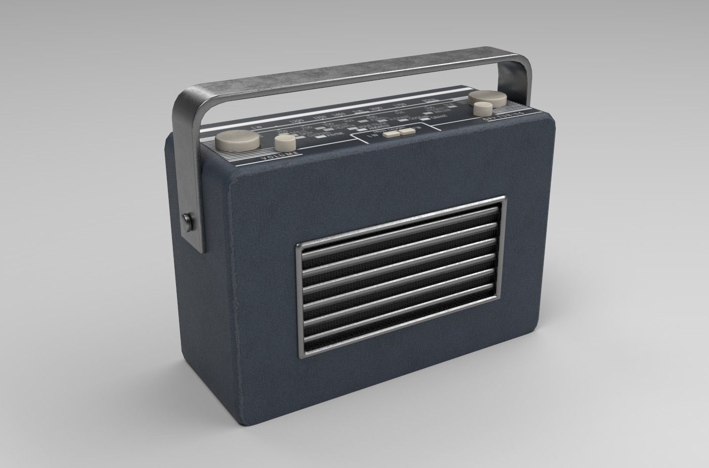 Radio Vintage 3D model | CGTrader
