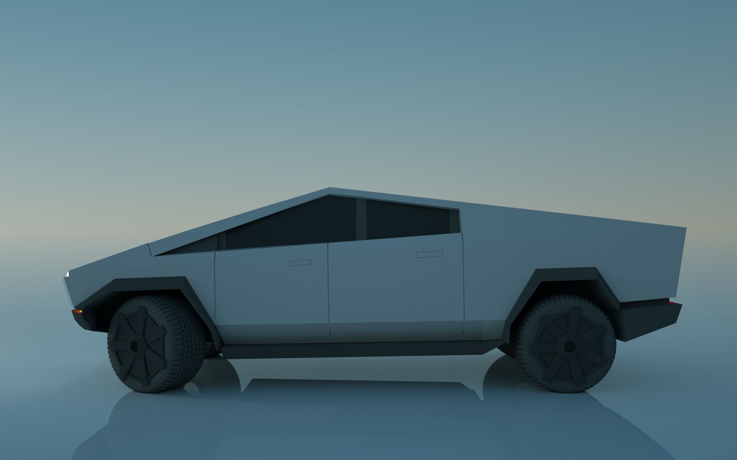 3D model CyberTruck VR / AR / low-poly | CGTrader