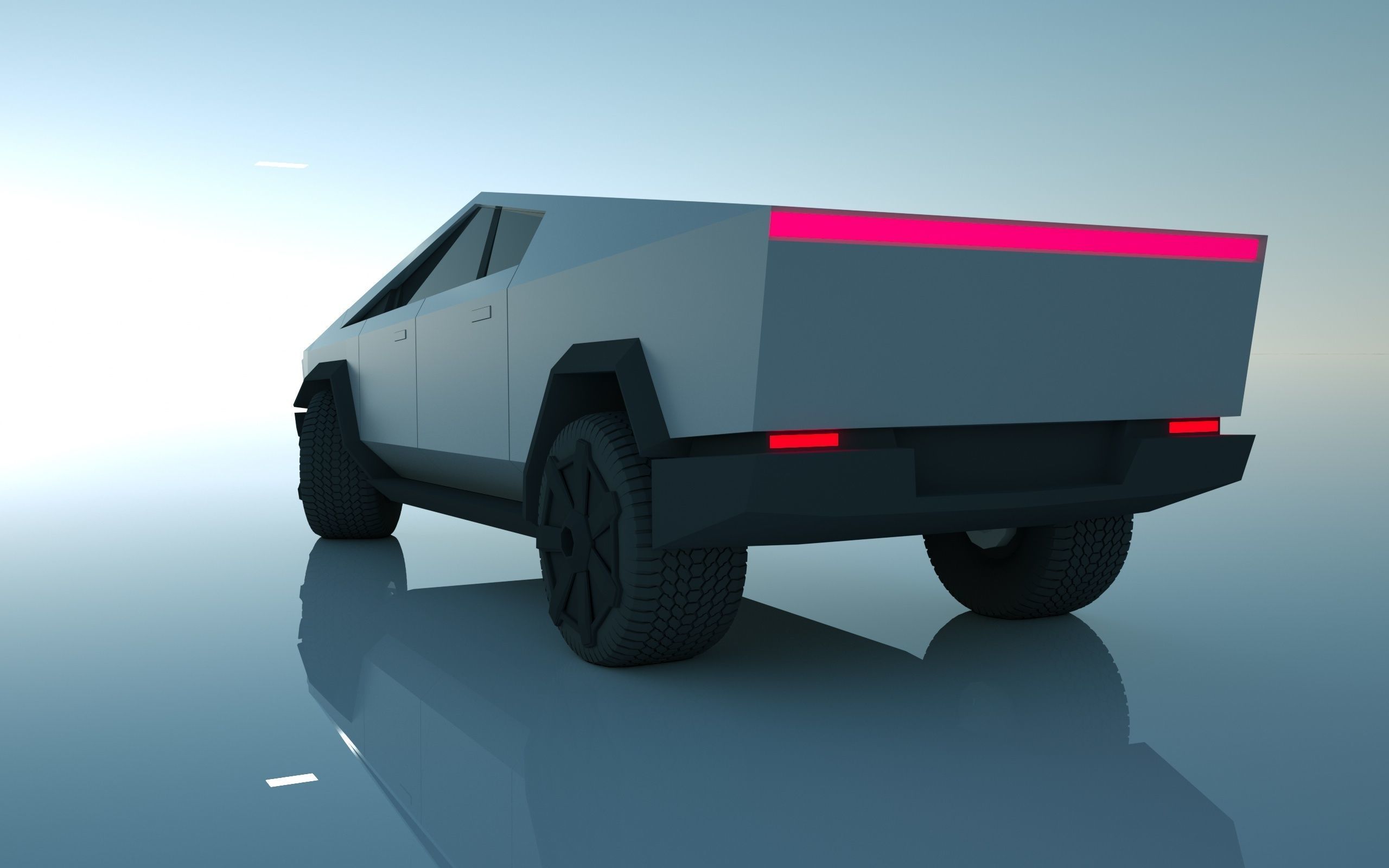 3D model CyberTruck VR / AR / low-poly | CGTrader
