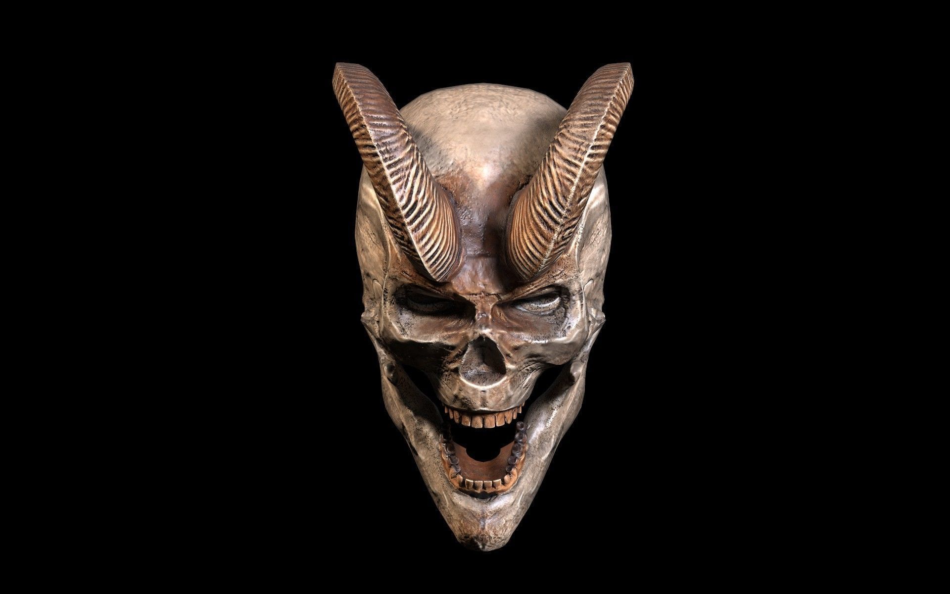 3D model Demon King Skull VR / AR / low-poly | CGTrader