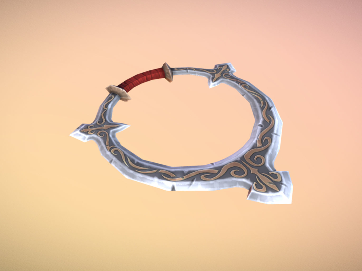 3D model Fantasy Armory - Chakram 01 VR / AR / low-poly | CGTrader