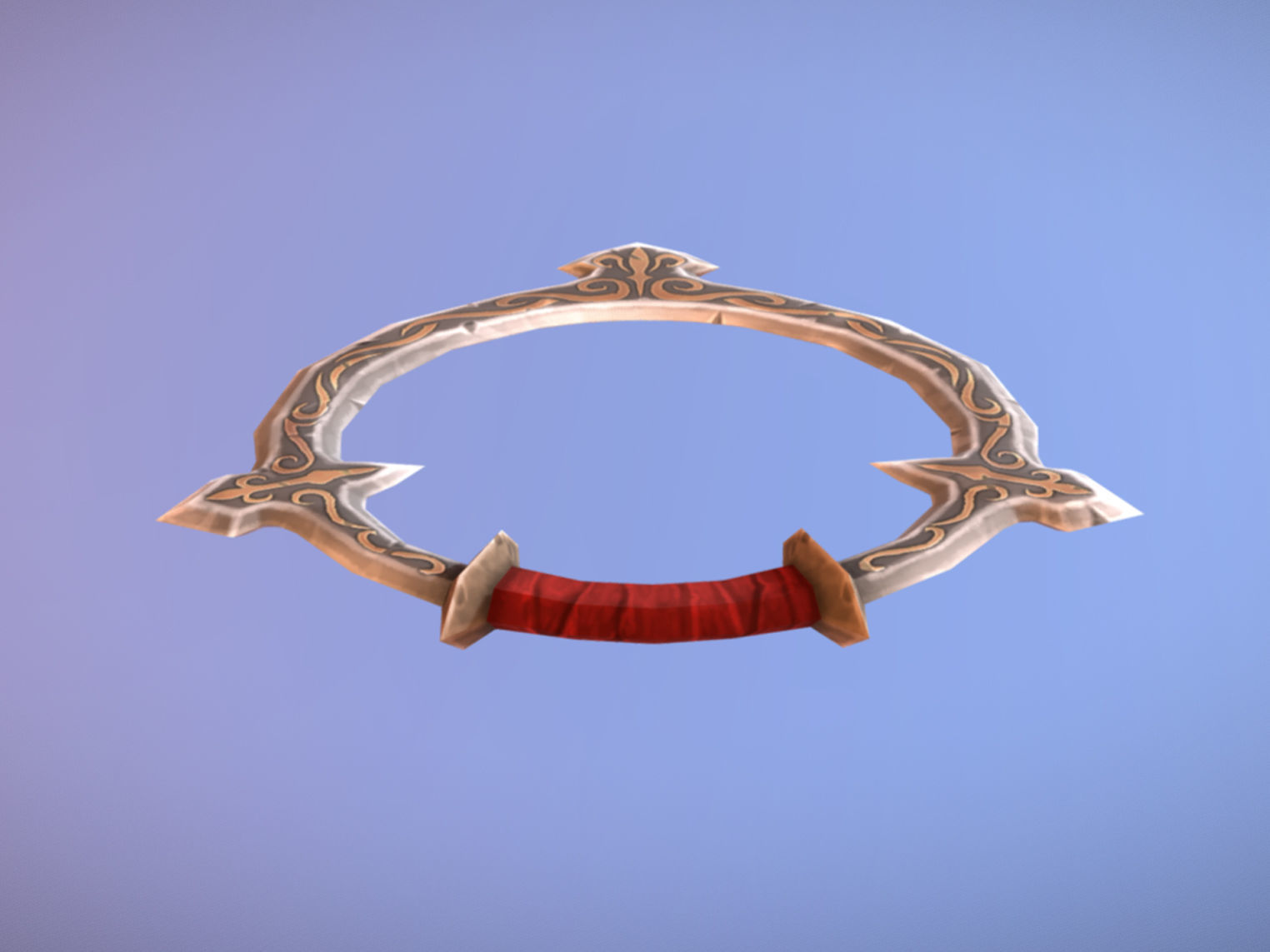 3D model Fantasy Armory - Chakram 01 VR / AR / low-poly | CGTrader