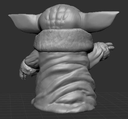 Baby Yoda Smiling free 3D model 3D printable | CGTrader