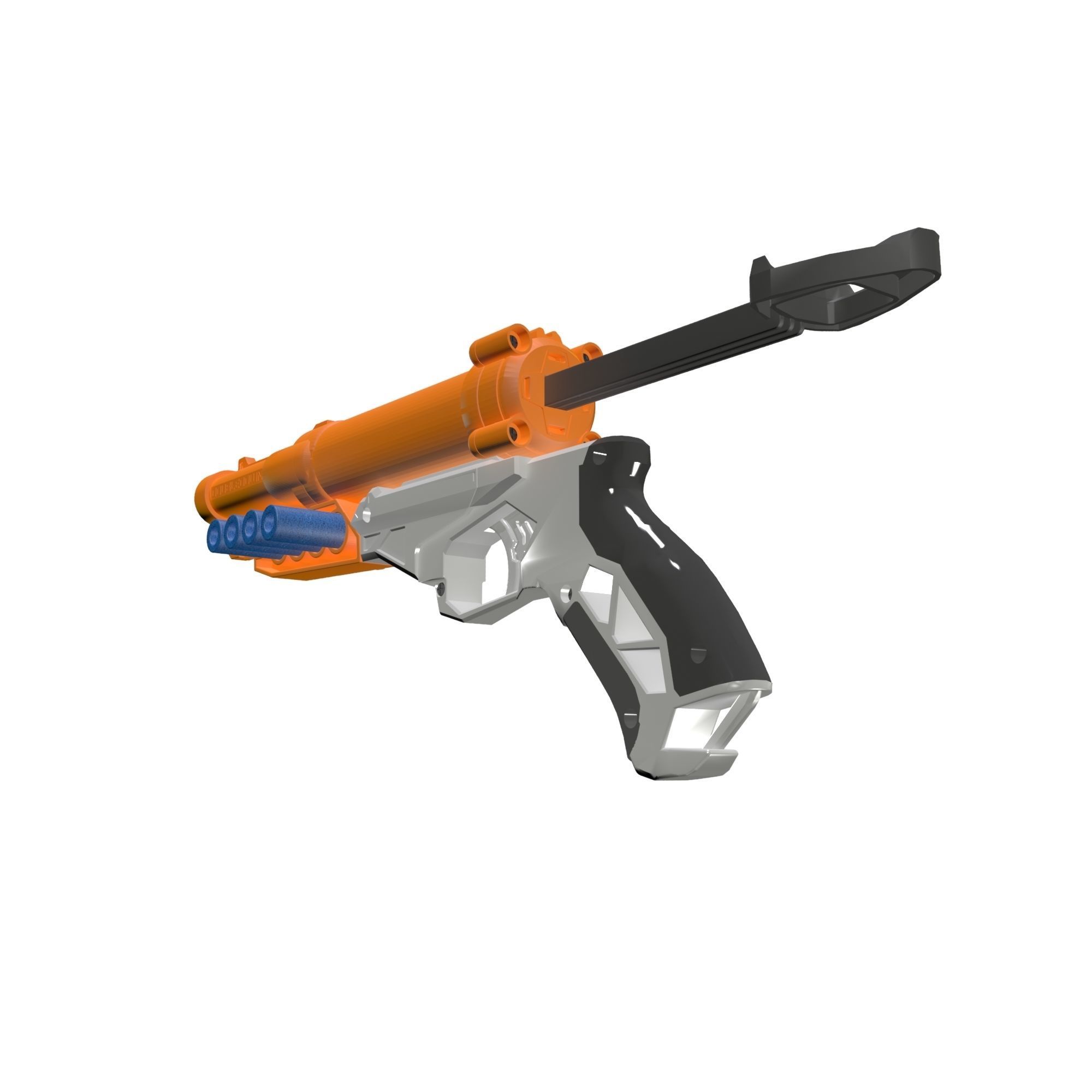 Nerf Doubledown 3D model | CGTrader