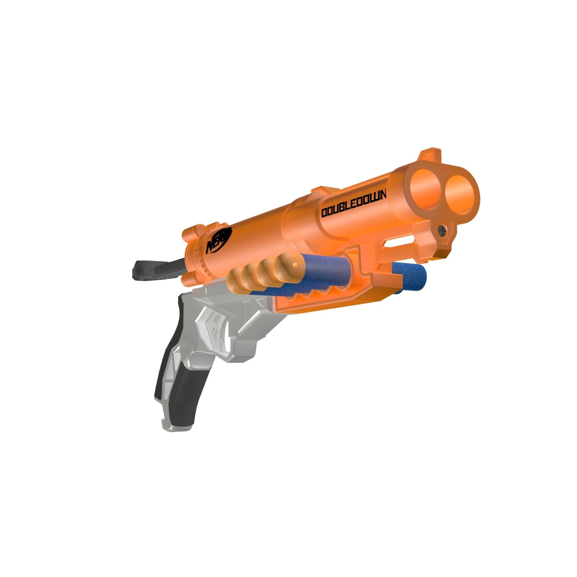 Nerf Doubledown 3D model | CGTrader
