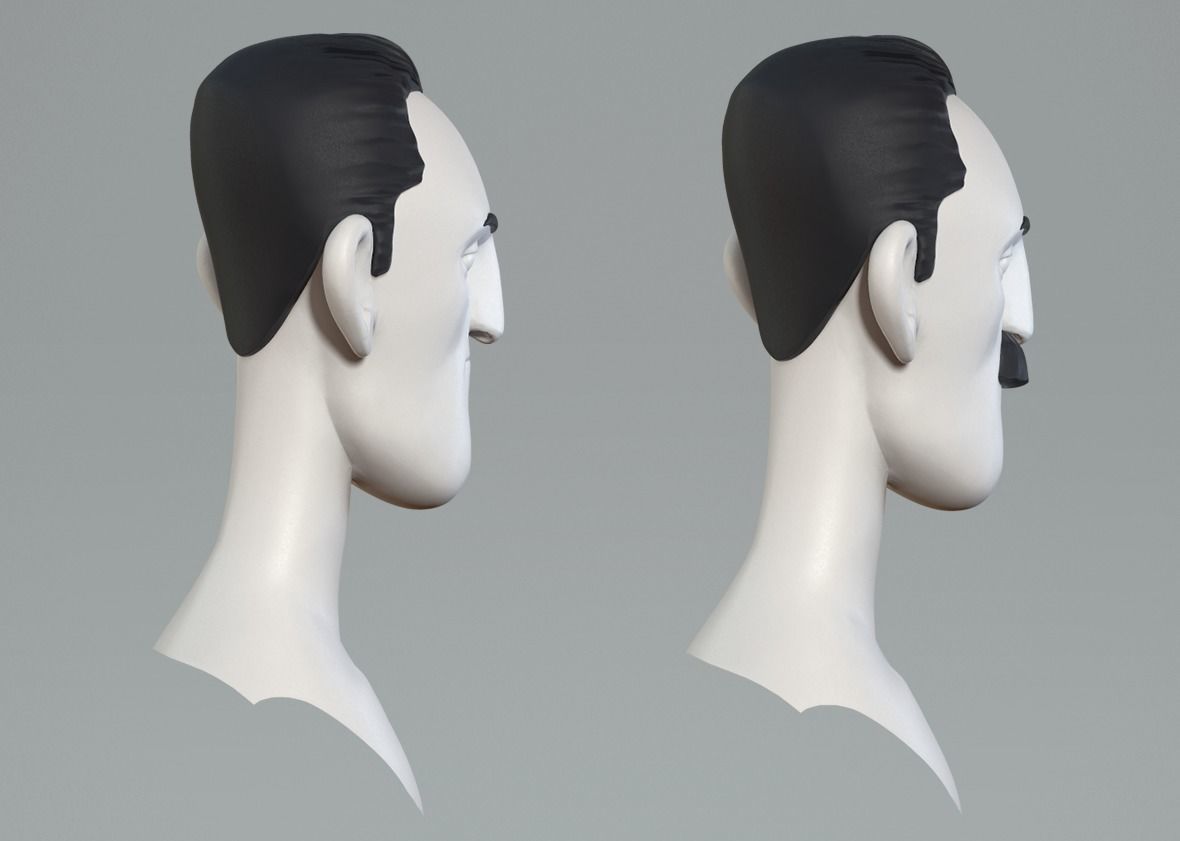 Cartoon male character base mesh 3D model | CGTrader