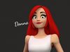 Donna cartoon Female character 3D print ready 3D model | CGTrader