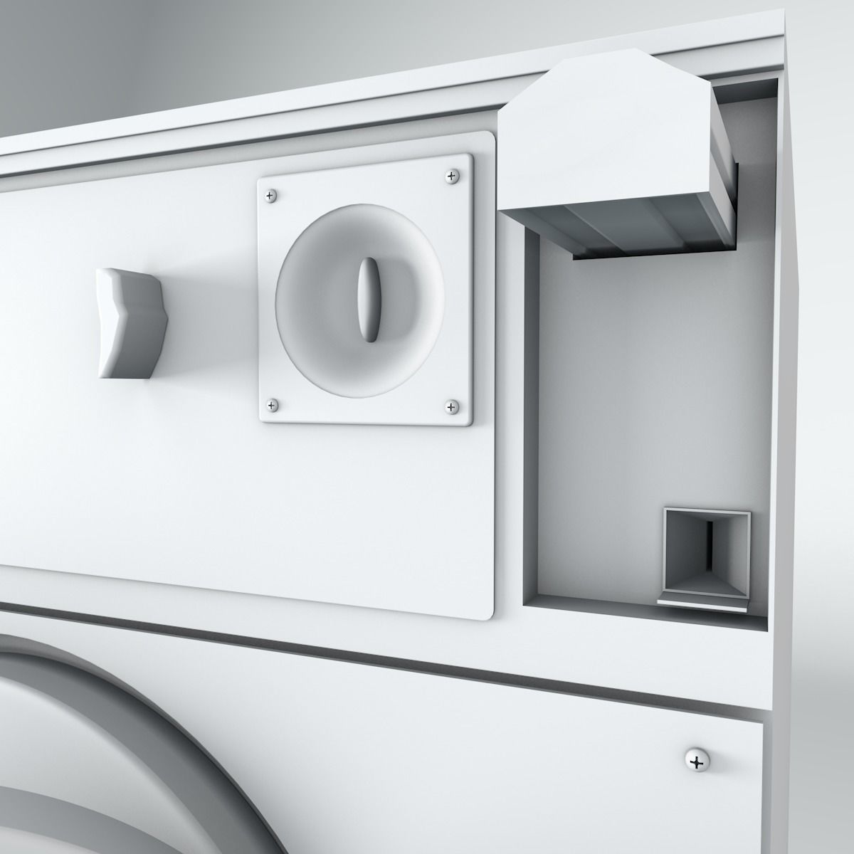 80s Washing Machine 3D model | CGTrader