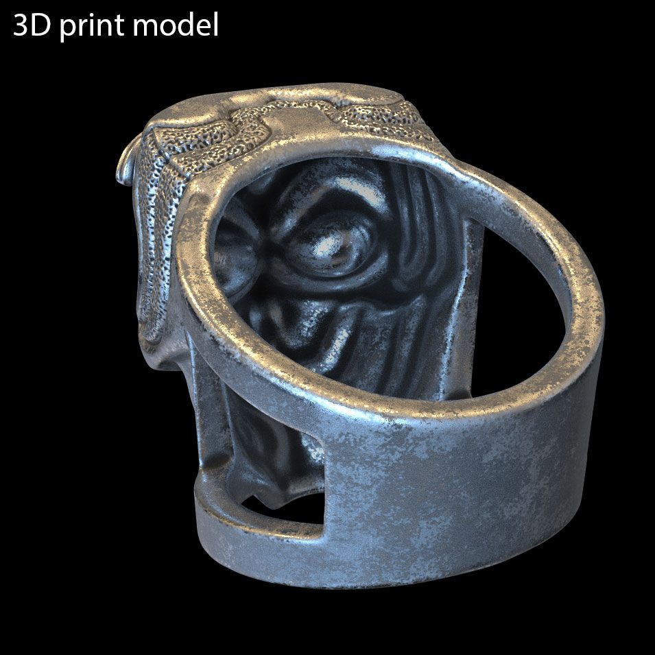 ring jewelry Face mask vol1 3D model 3D printable | CGTrader