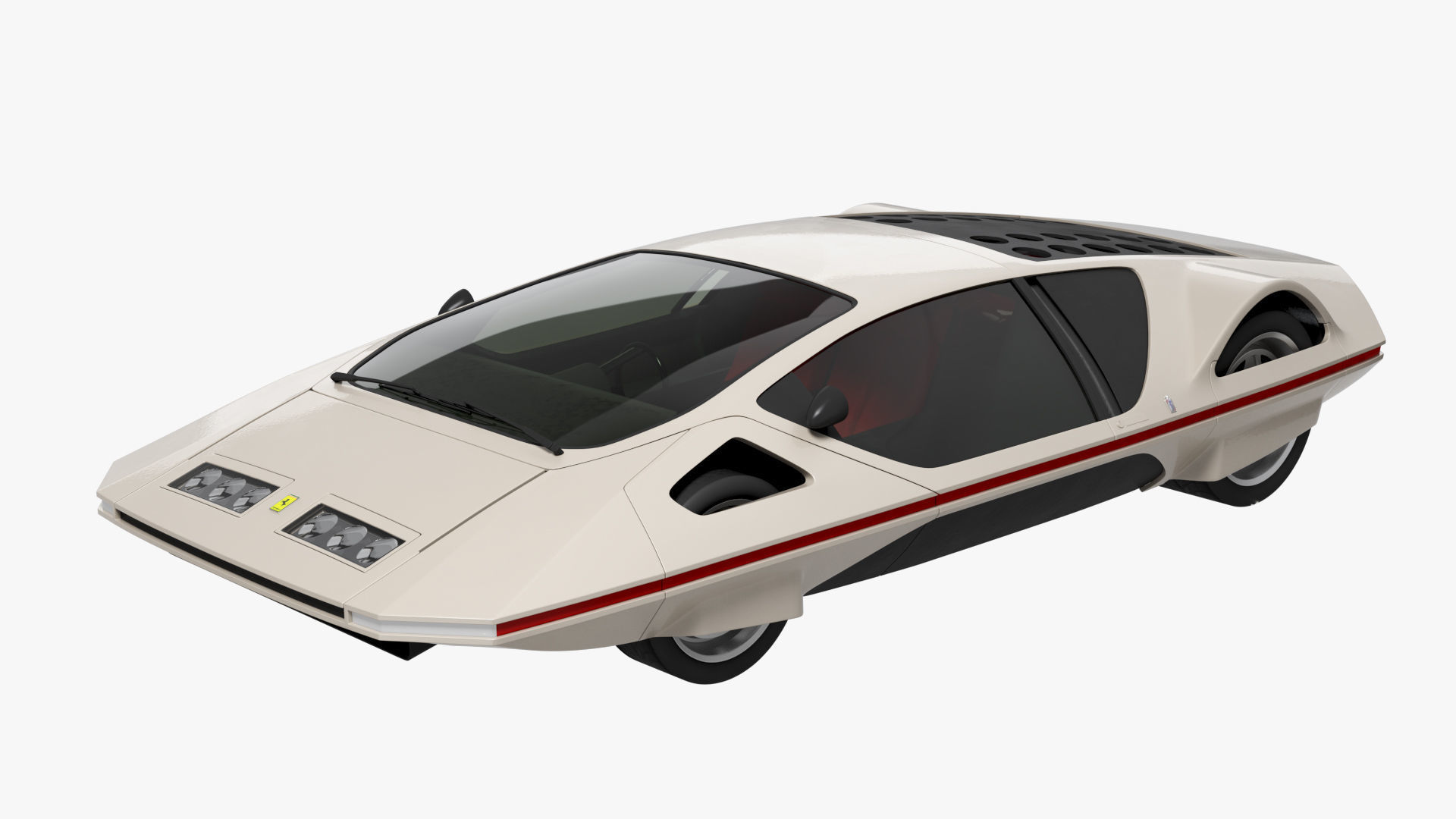 Ferrari 512S Modulo 3D model | CGTrader